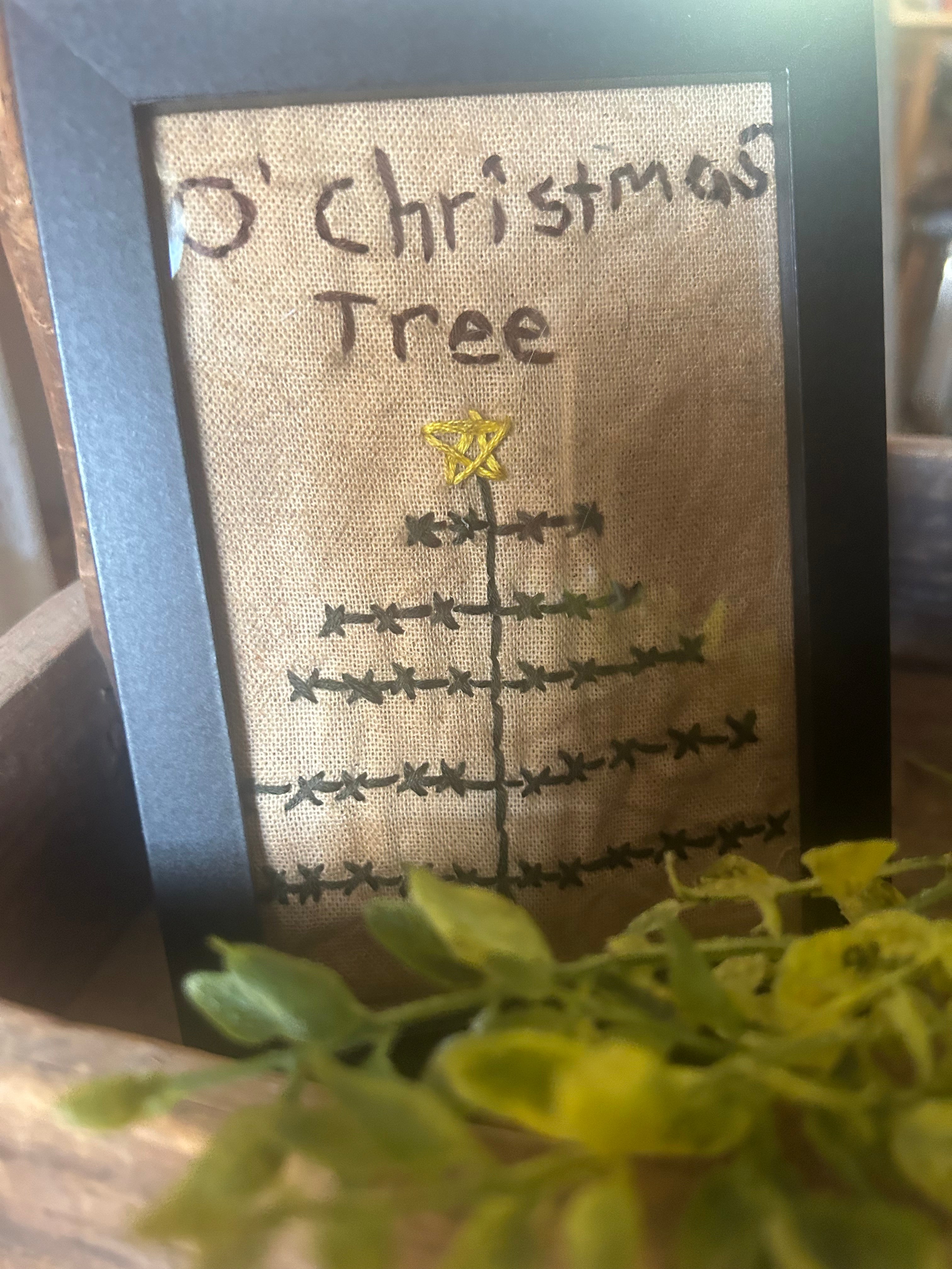O’ Christmas Tree Sampler – Colonial House Primitives